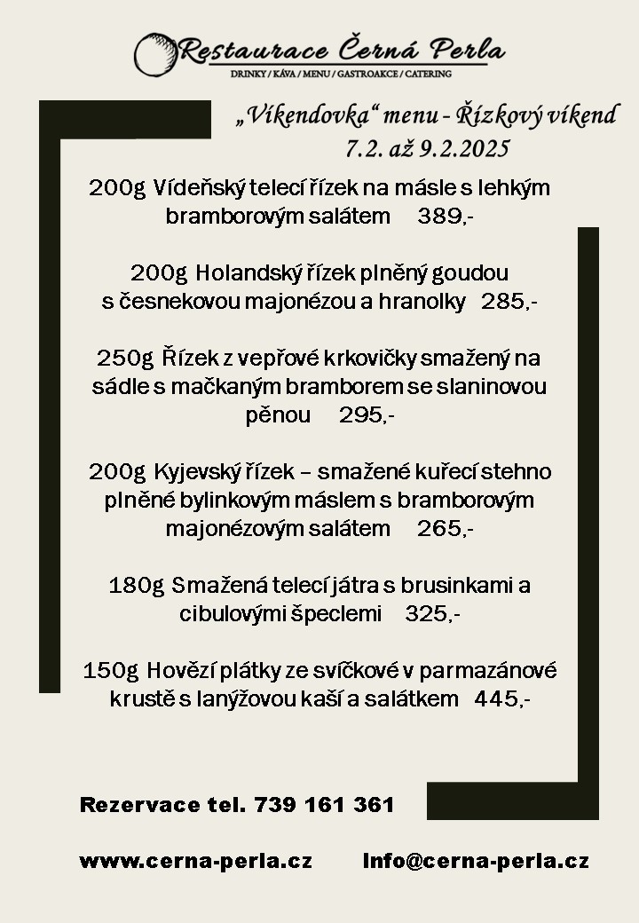 Restaurace Černá Perla | Děláme gastronomii s chutí